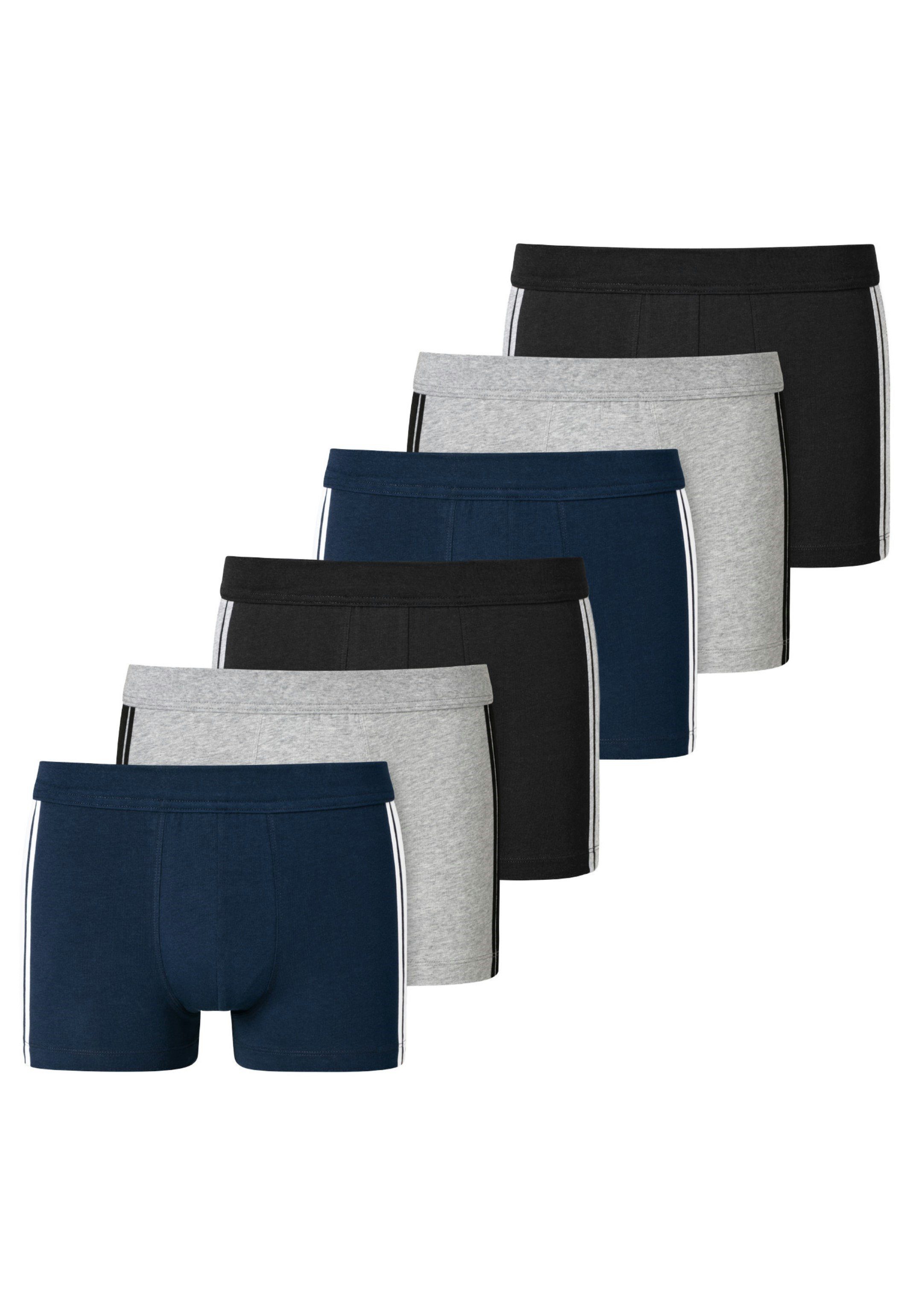 Schiesser Retro Boxer 6er Pack - 95/5 Stretch - Organic Cotton (Spar ...
